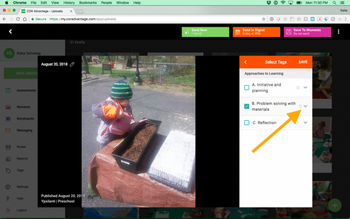 Managing Observations in COR Advantage Assessment – Kaymbu Help Center