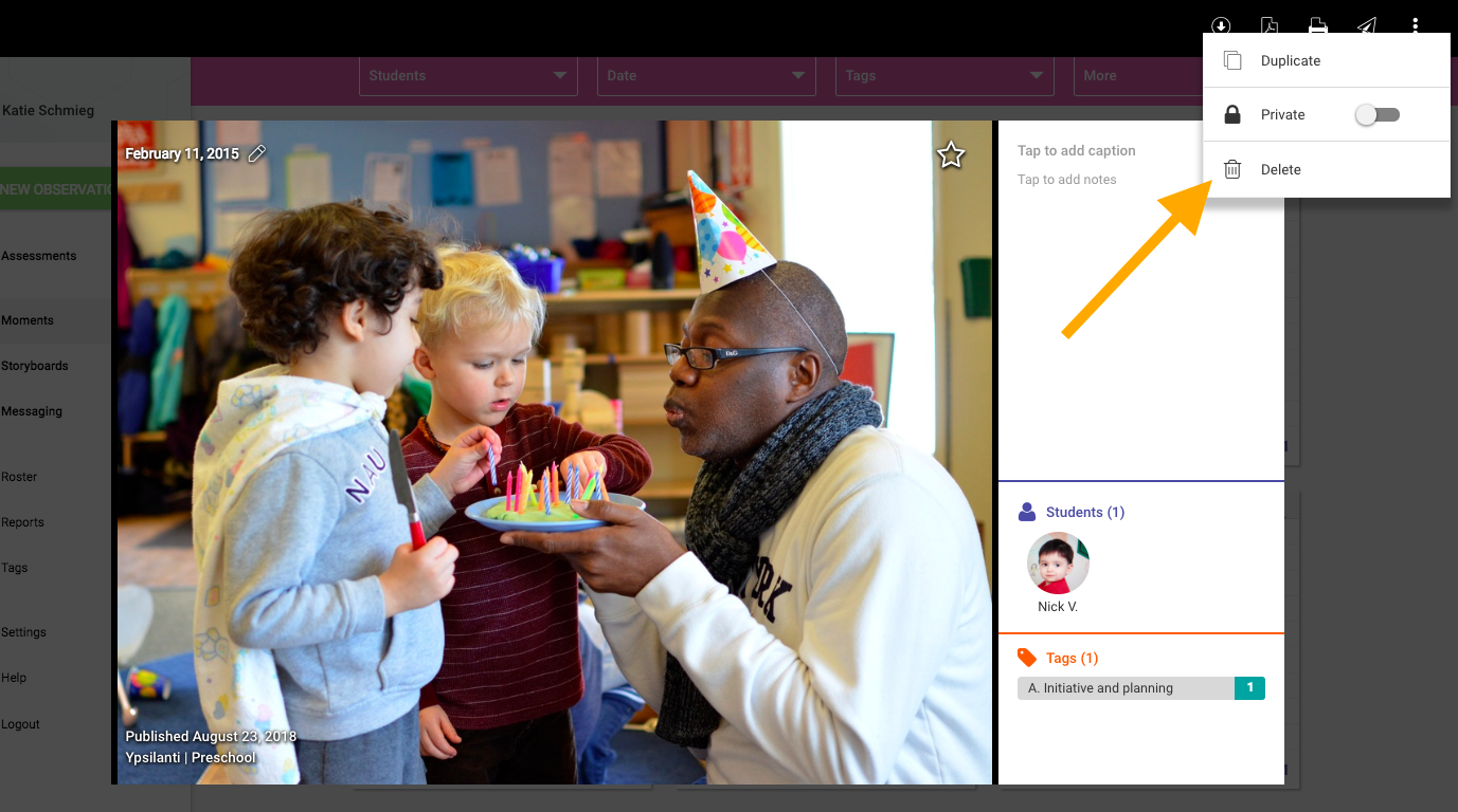 Managing Observations in COR Advantage Assessment – Kaymbu Help Center