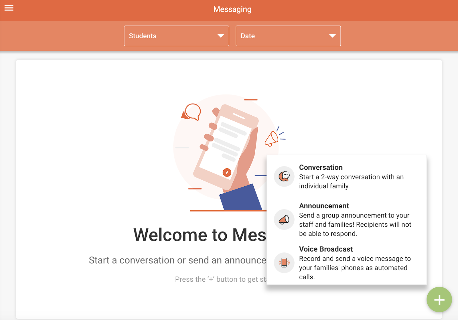 Messaging Overview: For Staff – Kaymbu Help Center