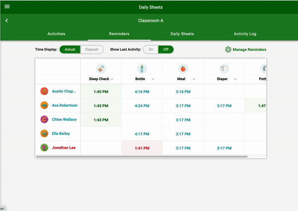 Reminders Overview – Kaymbu Help Center