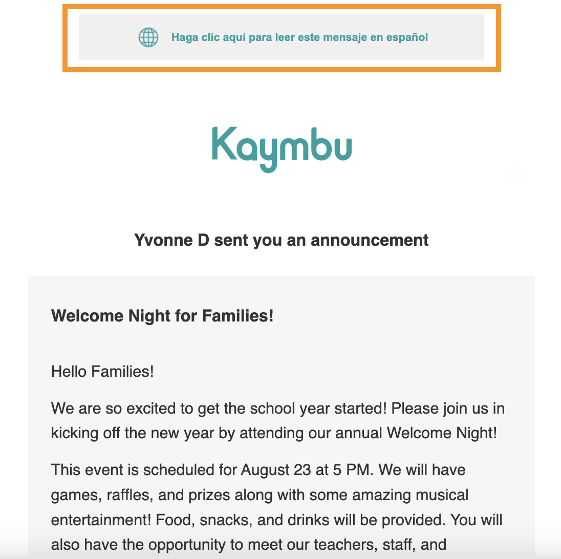 What do families see when I share information with them? – Kaymbu Help ...