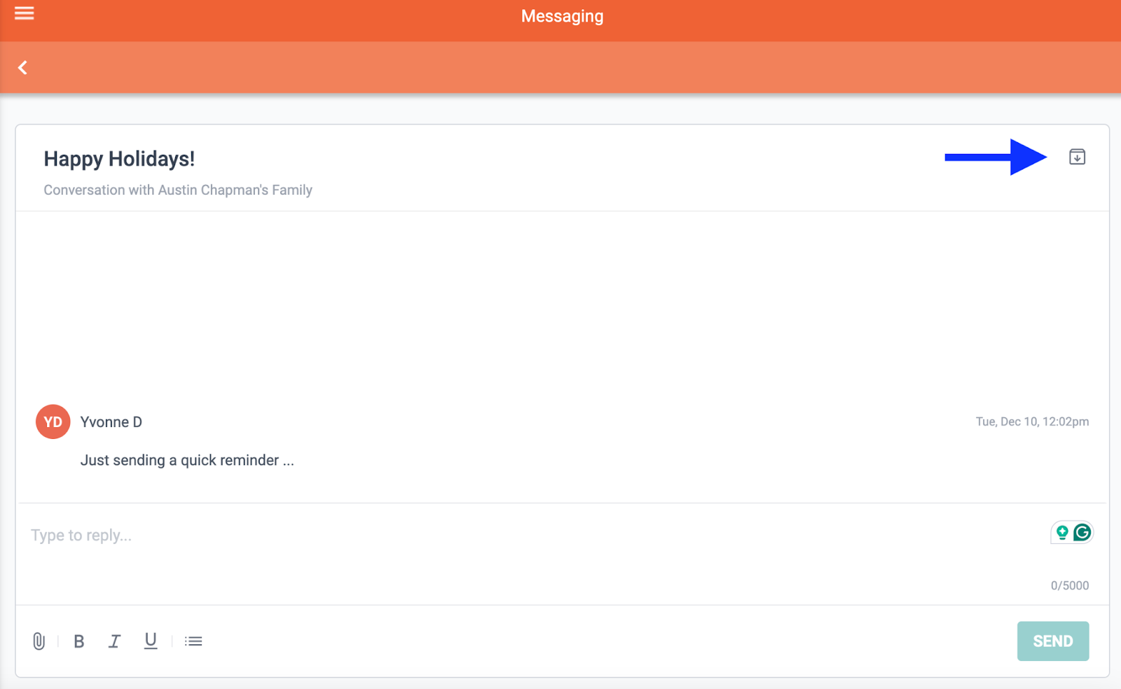 Messaging: Conversations – Kaymbu Help Center